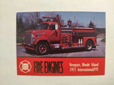 NEW UNCIRCULATED 297 1971 International FTI Trading Card Fire Engines ...