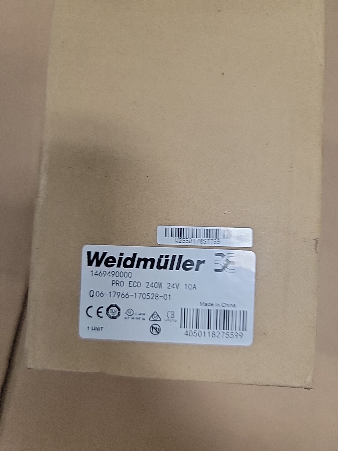 Weidmuller 1469490000 AC/DC DIN Rail Power Supply Unit | eBay
