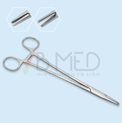 Mayo Hegar Needle Holder 8" Straight Dental Surgical Ent | eBay