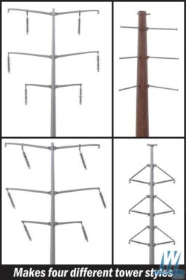 NEW Walthers 933-3343 Modern HV Transmission Towers Kit HO Scale FREE ...