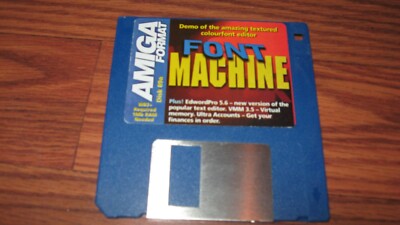 Font Machine Commodore Amiga Demo Disk | eBay
