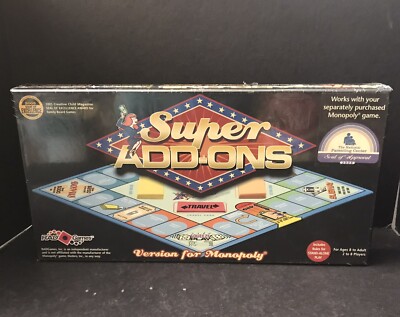 Super Add-Ons Version for Monopoly Board Game Rad Games Seal of ...