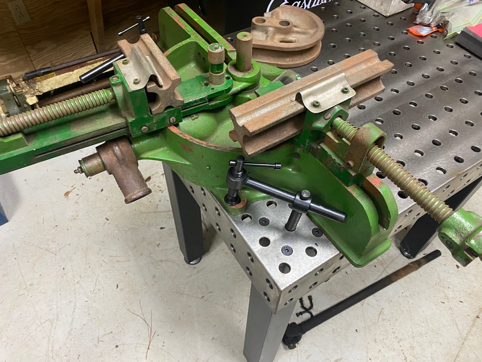 Parker Model 624 Manual Tubing/Pipe Bender with Die/Follower Set | eBay