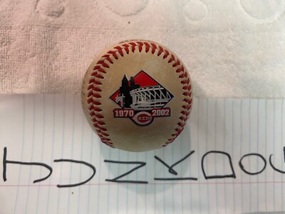 Cincinnati Reds Riverfront Stadium 1970-2002 Commemorative Baseball ...