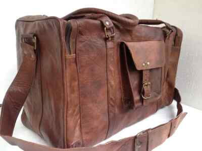 Neu Leder große Vintage Reisetasche Reise Fitness Wochenende ...