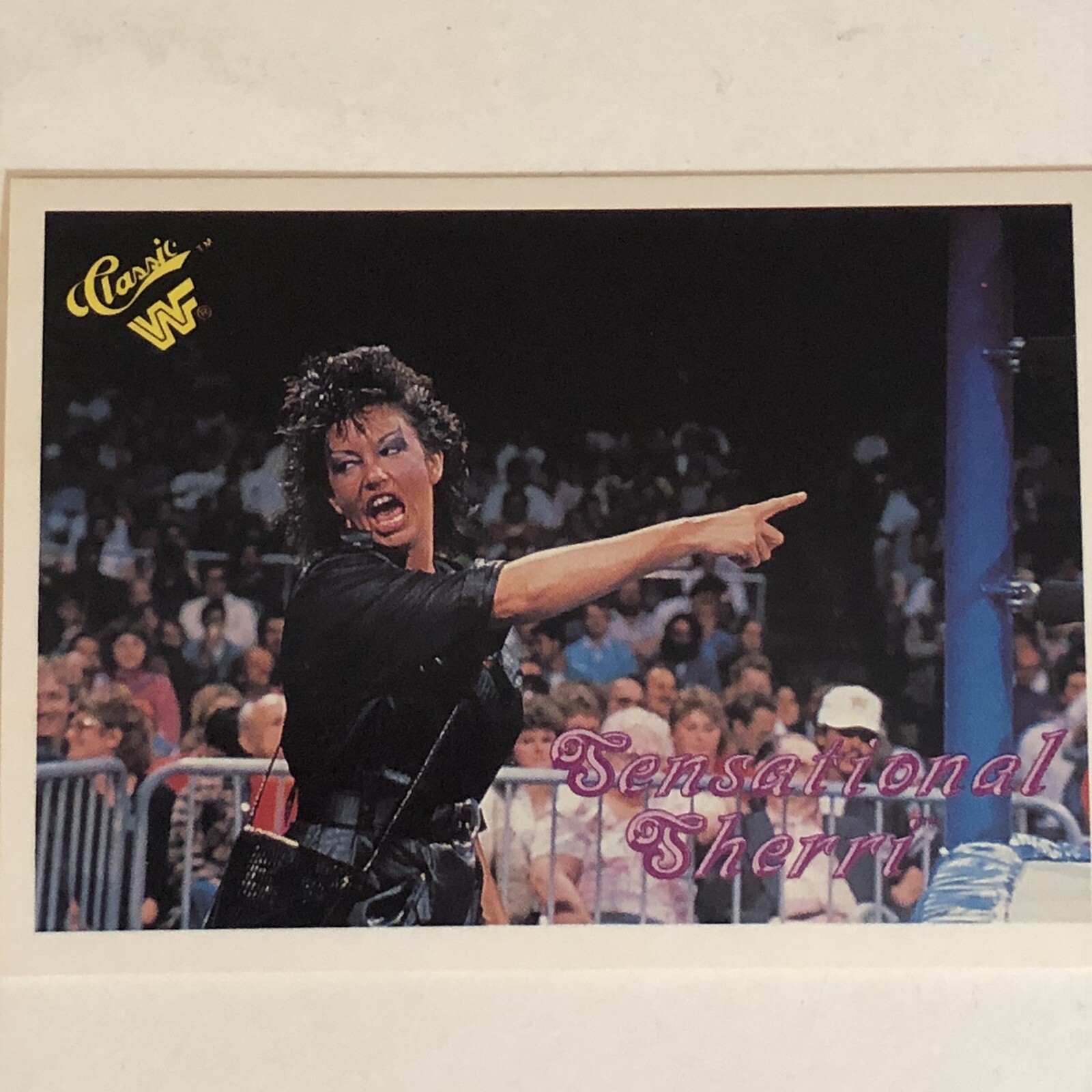 Sensational Queen Sherri WWF WWE Classic Trading Card 1990 #73 | eBay