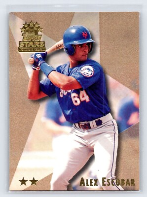 ALEX ESCOBAR 1999 Topps Stars Two Stars Baseball Card #33 New York Mets ...