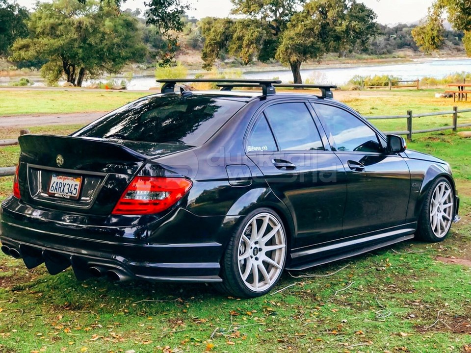Ducktail Spoiler for Mercedes Benz C W204 2007-2014 rear boot wing ...