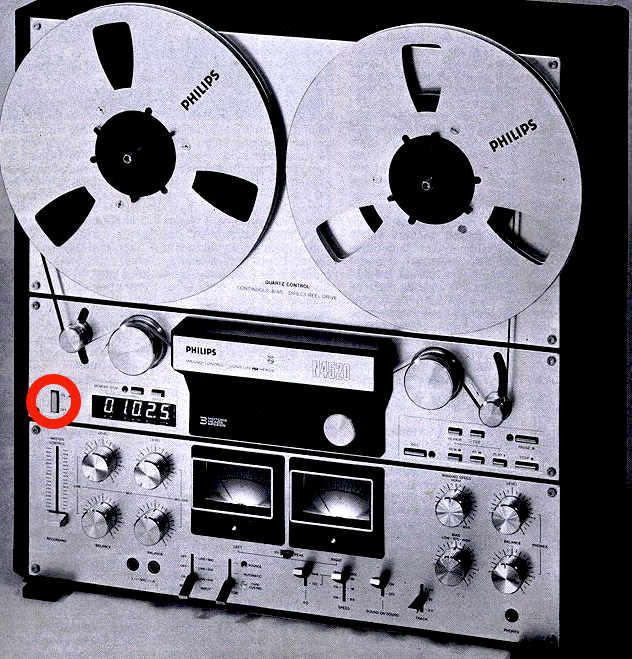 Netzdruckschalter für PHILIPS Tonbandgeräte N4520 / N4522 / N 4520 / N ...