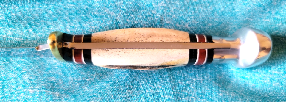 Western USA Stag/Antler 628 Fixed Blade Trout/Fish Knife w/case Unused ...