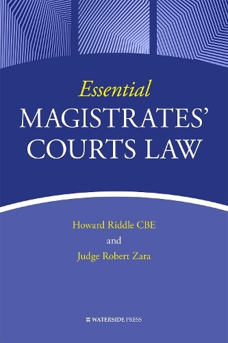 Robert Zara Howard Riddle Essential Magistrates' Courts Law (Poche) | eBay