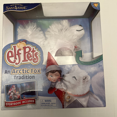 Elf On The Shelf Elf Pets Arctic Fox Tradition Plush Toy & Book | eBay