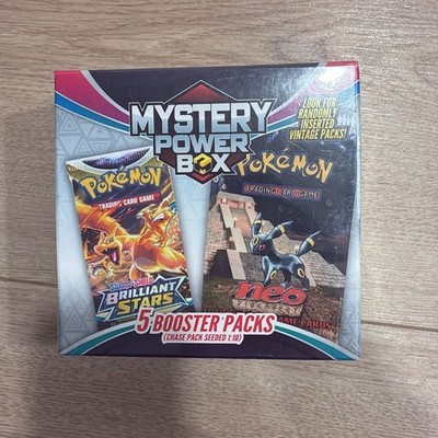 Pokemon SEALED Mystery Power Box Chase Pack Seeded 1:10 (5 Booster ...