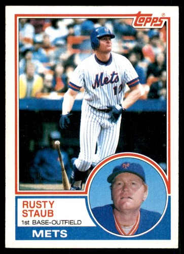 1983 Topps Rusty Staub New York Mets #740 | eBay