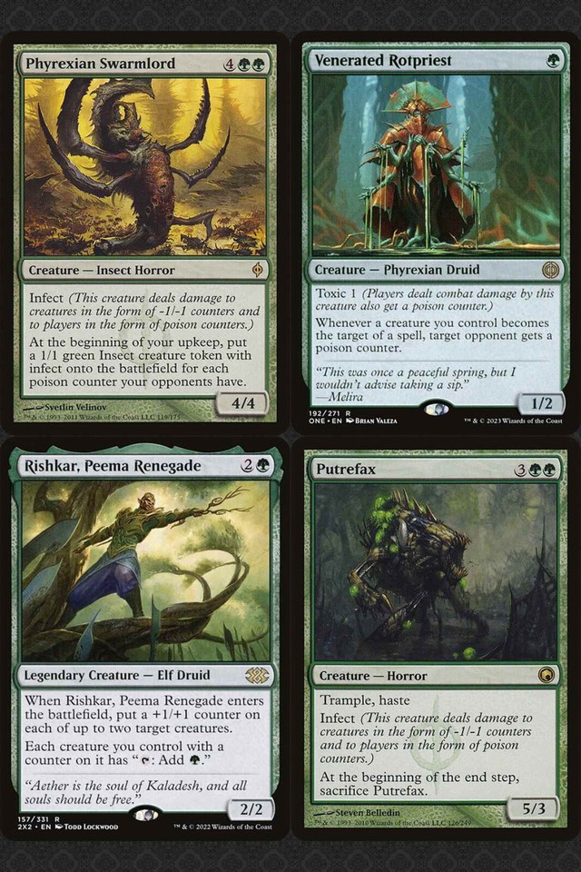 Vishgraz, the Doomhive INFECT Commander Deck Toxic EDH Magic MTG Ready ...