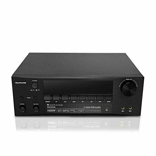Martin Ranger MHDR650B 5.1 Channel Digital HDMI Receiver - Black for ...