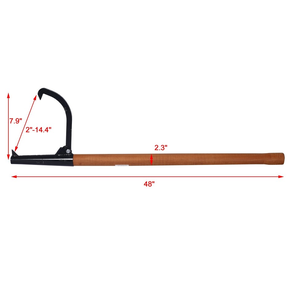 Log Peavy Cant Hook 48", Peavey Point Logging Tool Log Roller Tool 15in ...