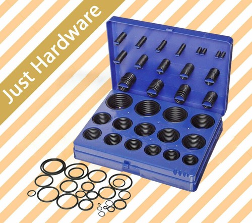 SAE Rubber O Ring Assortment Kit 407 pc Imperial Grab Set Pack ...