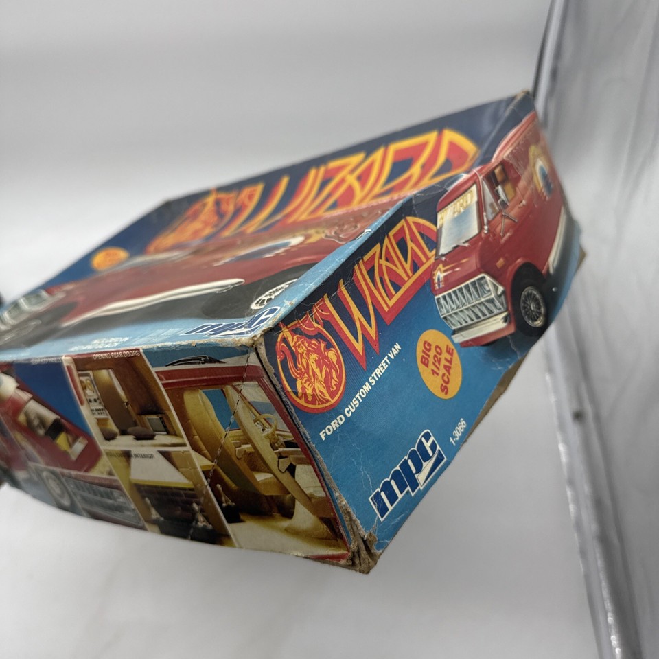 MPC 3006 Wizard Ford Econoline Custom Street Van Vintage 1/20 McM 1981 ...