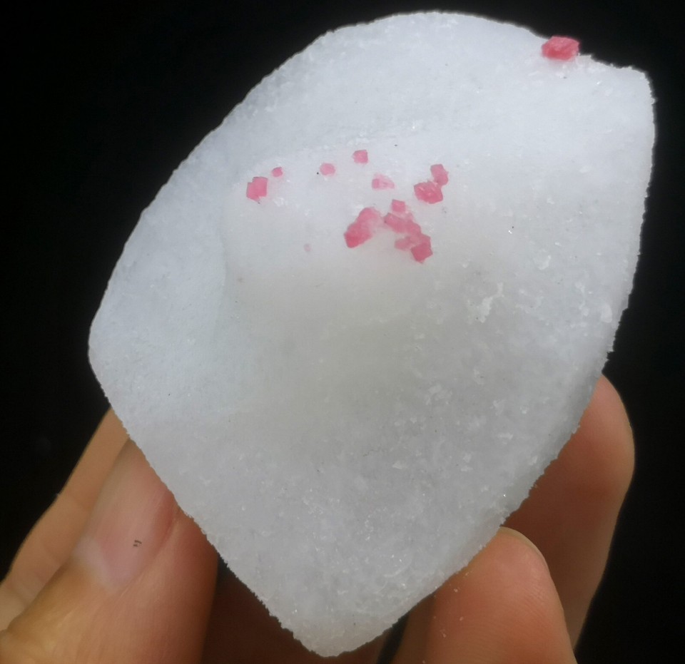 FLUORESCENT 51mm Gemmy Pink Spinel on white Marble B9626 | eBay