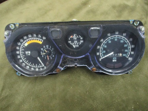 73 74 75 76 77 78 Trans Am Gauge Cluster 8K Tach Speedometer Oil Water ...