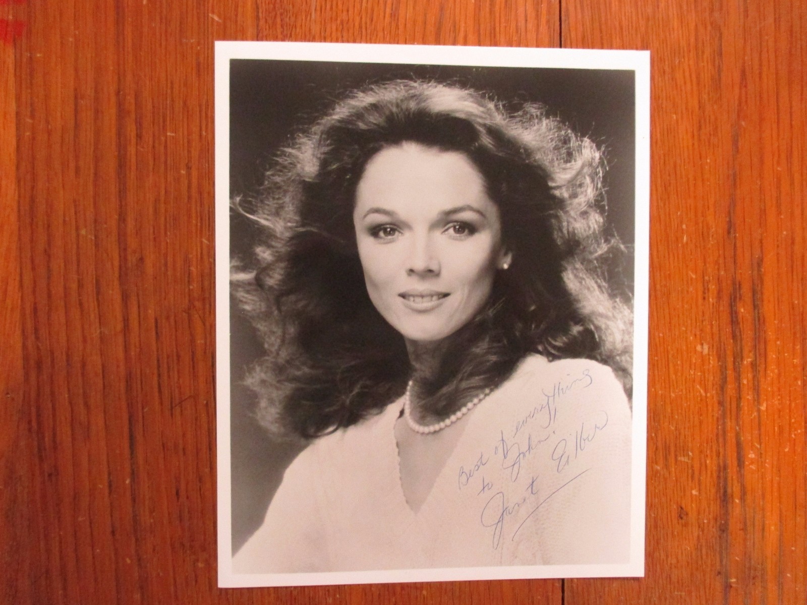 JANET EILBER("Martha Graham Dance Company")Signed 8 X 10 Black & White ...