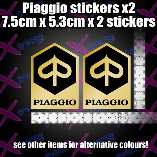 Piaggio Decals/Stickers Moped Vespa Classic Motorcycle scooter 50 70 ...
