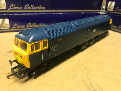 Lima Class 47 47477 BR Blue Livery | eBay UK