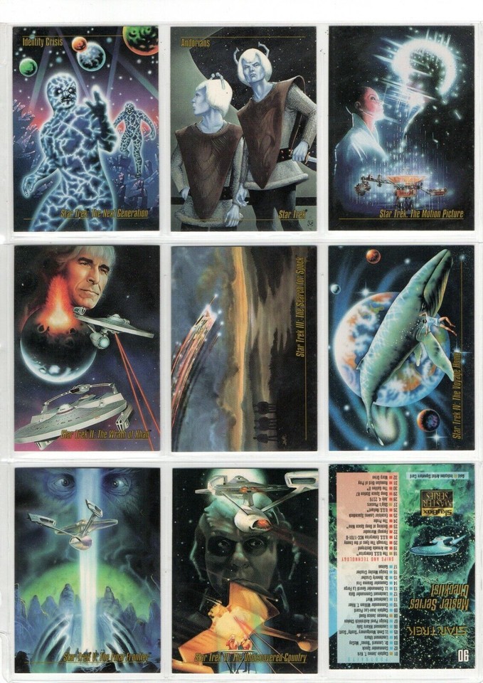 Star Trek The Next Generation Master Series Star Trek Edition (1-90) | eBay