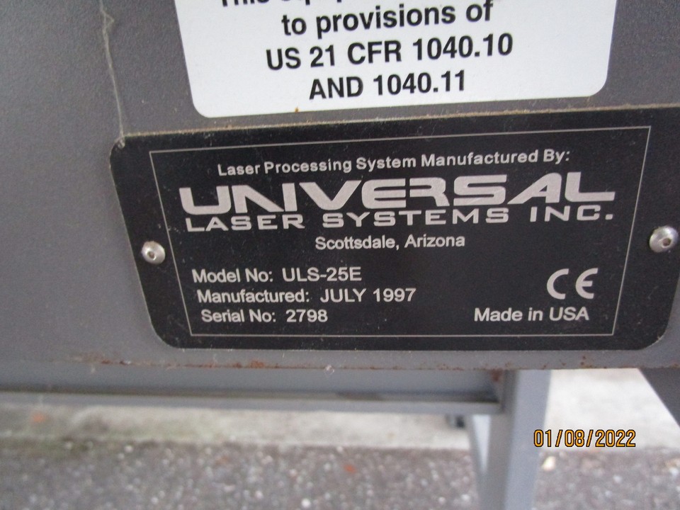 Universal Laser Systems ULS-25E Laser Engraver | eBay