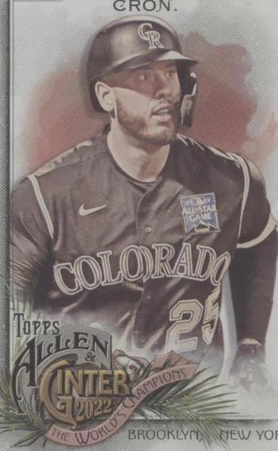 2022 Topps Allen & Ginter - C.J. Cron #268 Silver Portrait for sale ...