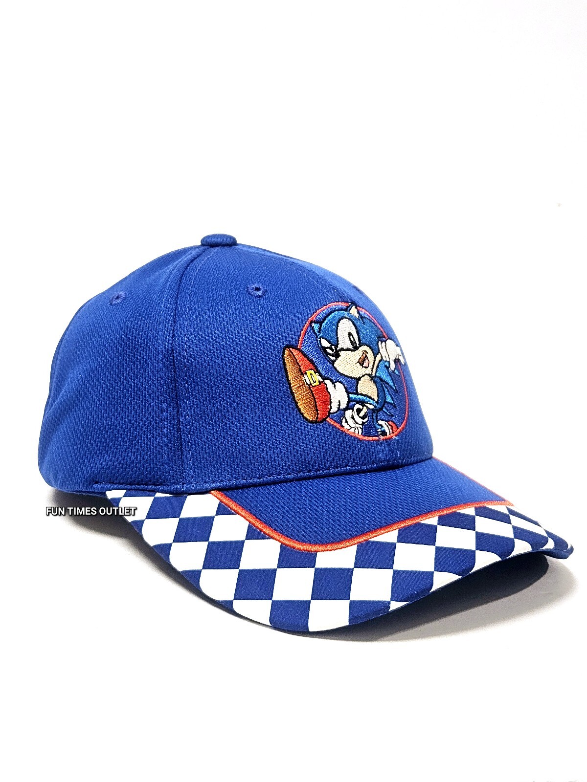 Sonic The Hedgehog 3D Embroidered Strapback Baseball Cap Hat Youth Sega ...