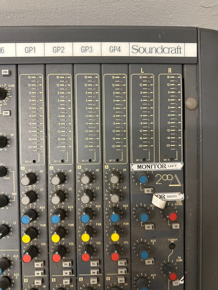 Soundcraft Delta 16 Sound board with one Power Supply | eBay