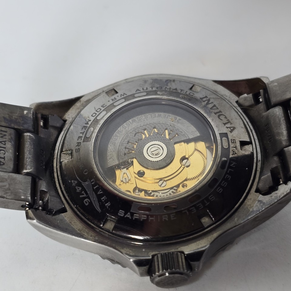 Invicta Swiss Made Automatic Men's Watch Brown Gunmetal SW200 4476 | eBay