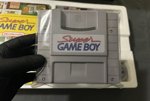 SNES SUPER GAMEBOY CONSOLE SET ULTRA RARE VARIANT EDITION SUPER MINTY ...
