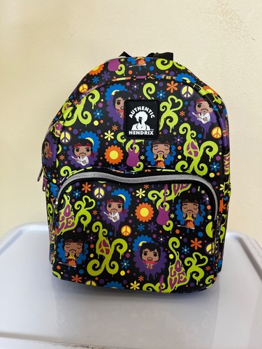 Loungefly Jimmy Hendrix mini-backpack (Black, green, purple and blue ...