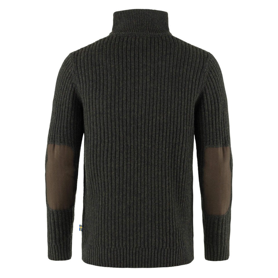Fjallraven Ovik Half Zip Knit Dark Olive | eBay