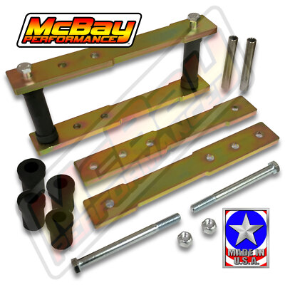 1" to 4" Rear Adjustable Leaf Spring Shackle Lift Kit A-Body Duster ...