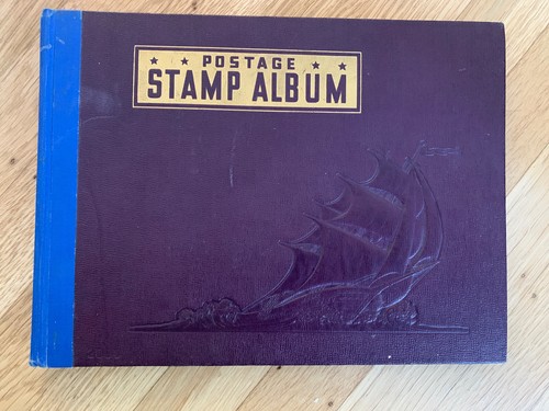 1935 Modern Collector's Postage Stamp Album Whitman Publishing + 200 WW ...