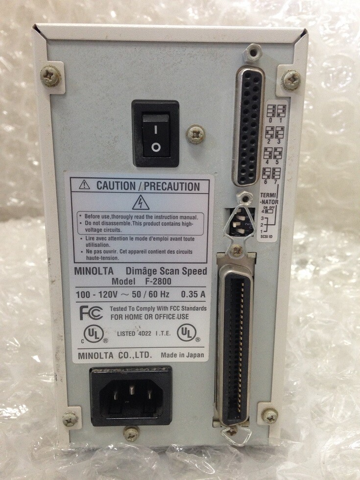 Minolta Dimage Scan Speed F-2800 Digital Film Photo Scanner | eBay