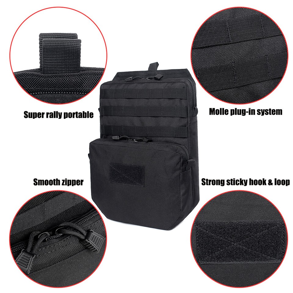 Tactical Molle Backpack Military Hydration Airsoft Combat EDC Pack for ...
