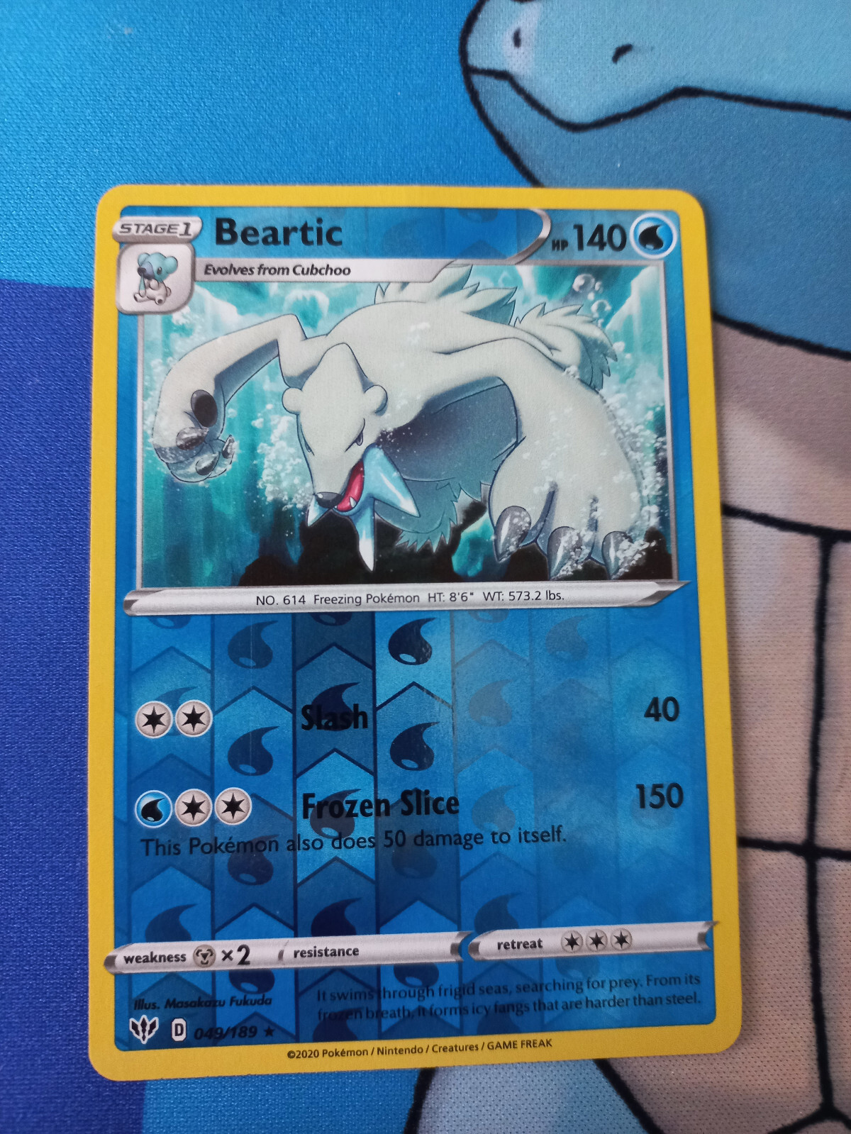 Beartic 049/189 - Pokemon Darkness Ablaze Reverse Holo, English | eBay
