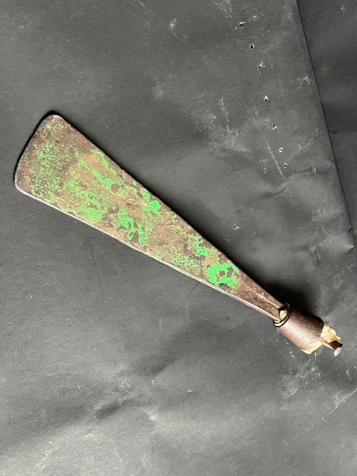 ANCIENT RARE OLD VINTAGE HANDMADE RICH PATINA IRON HAND AXE TOOL | eBay