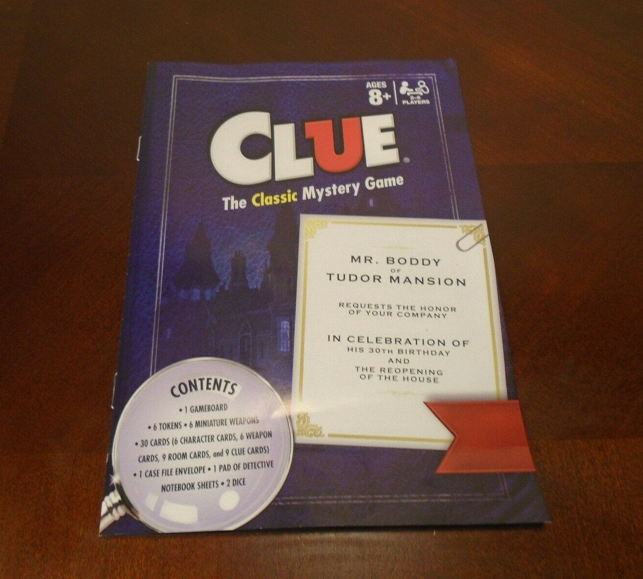 Clue Board Game Replacement Instructions Rule Booklet 2015 Dr. Orchid ...
