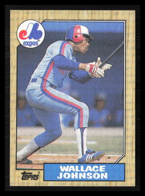 Wallace Johnson 1987 Topps #588 Montreal Expos | eBay
