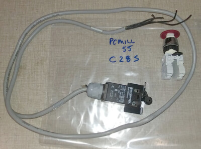 Emco PCMill 55 CNC Mill e-Stop & Door Switches C28S | eBay