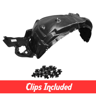 Front Left Driver Side Fender Liner w/ Clips For 2006-2008 Lexus IS250 ...
