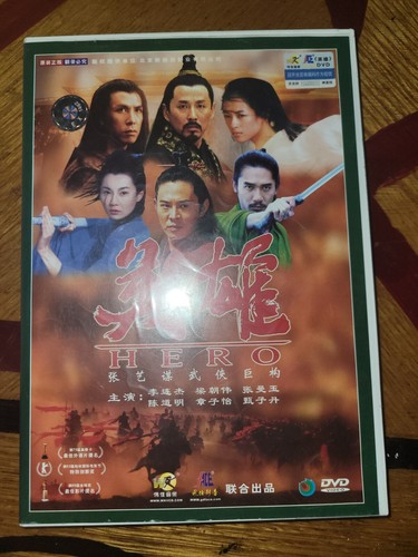 Hero - (2002, DVD) REGION 3 Zhang Yimou Jet Li Tony Leung Maggie Cheung ...