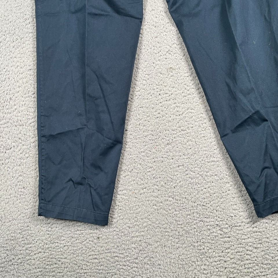 David Taylor Pants Mens Small Elastic Waist Straight Leg Pockets Chino ...