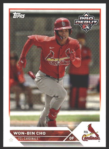 Won-Bin Cho #PD-192 2023 Topps Pro Debut FCL Cardinals | eBay